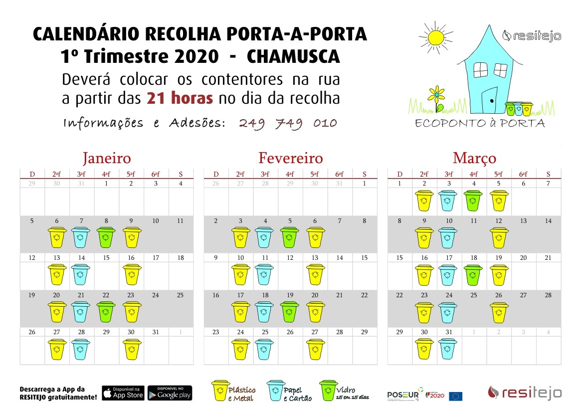 “Recolha Porta à Porta” na Vila da Chamusca - RSTJ