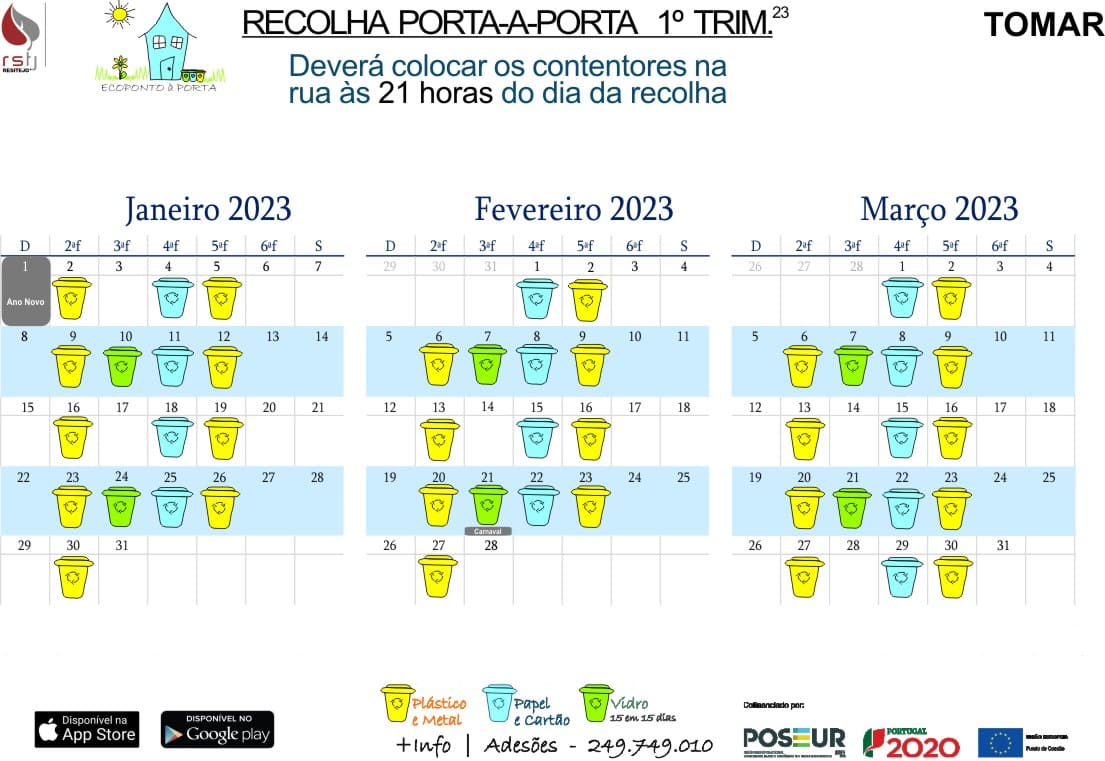 “Recolha Porta-a-Porta”: Tomar - RSTJ