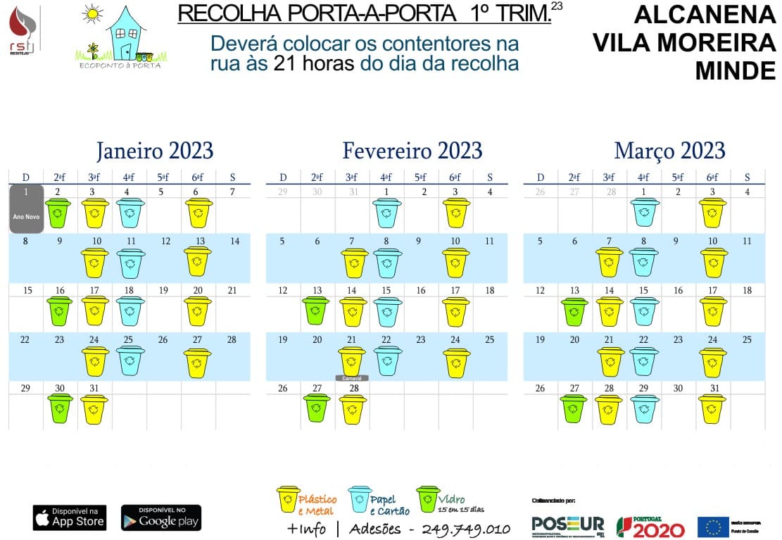 “Recolha Porta-a-Porta”: Alcanena - RSTJ